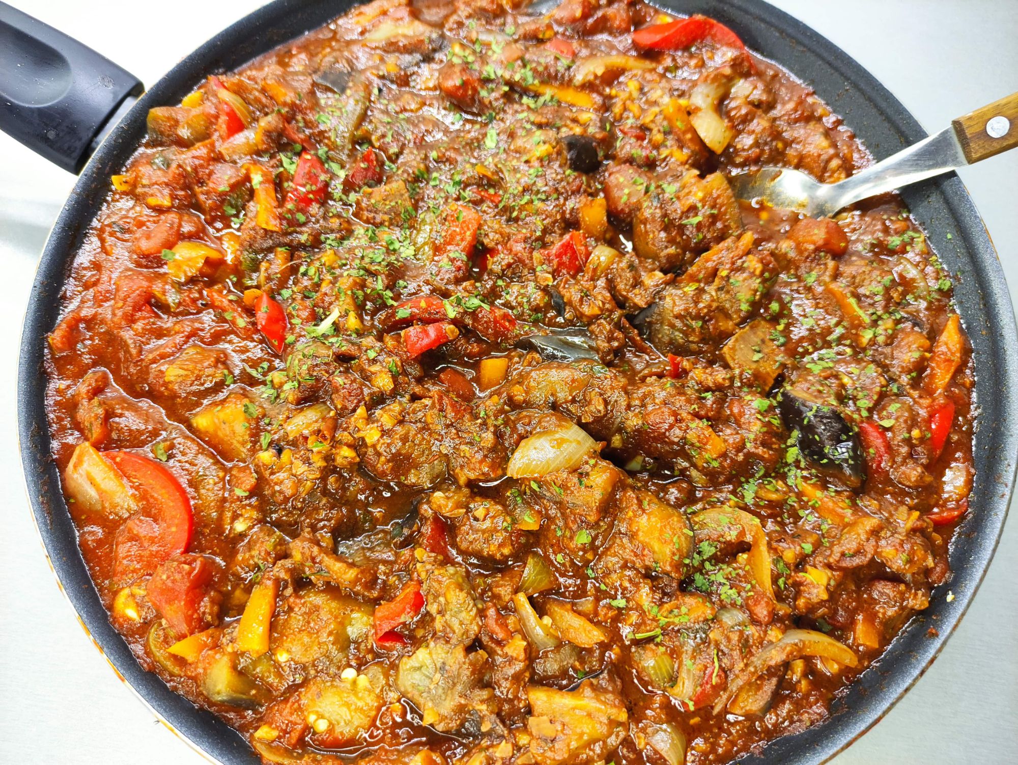 Georgian-Style Beef with Eggplant - Recipes